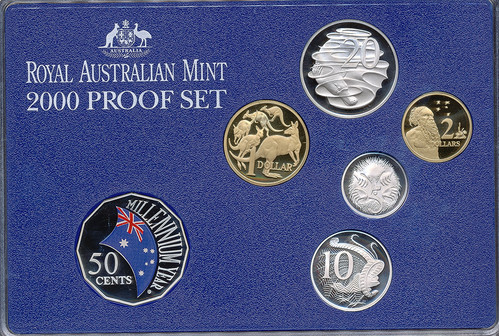 Australia 2000 Proof 6 Coin Set - Original Packaging and Certificate ...