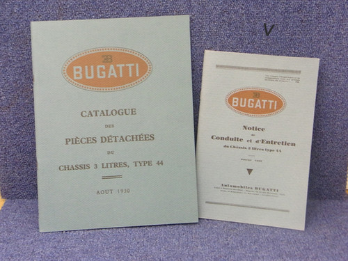 H1F - Bugatti Hand Book | Spares
