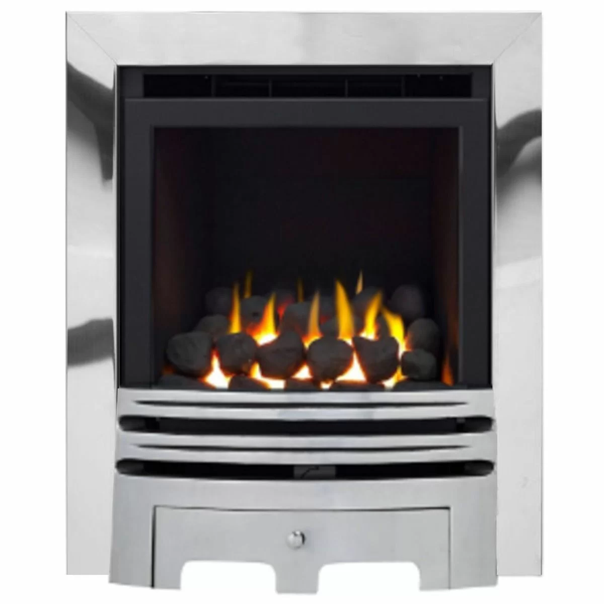 THE GRACE FULL DEPTH HIGH EFFICIENCY COAL GAS FIRE IN CHROME ...