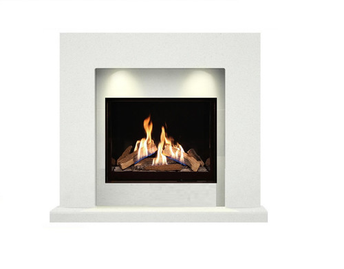 Caribbean MKll Marble Gas Fire Suite | Buy at Senso Fireplaces Online Store
