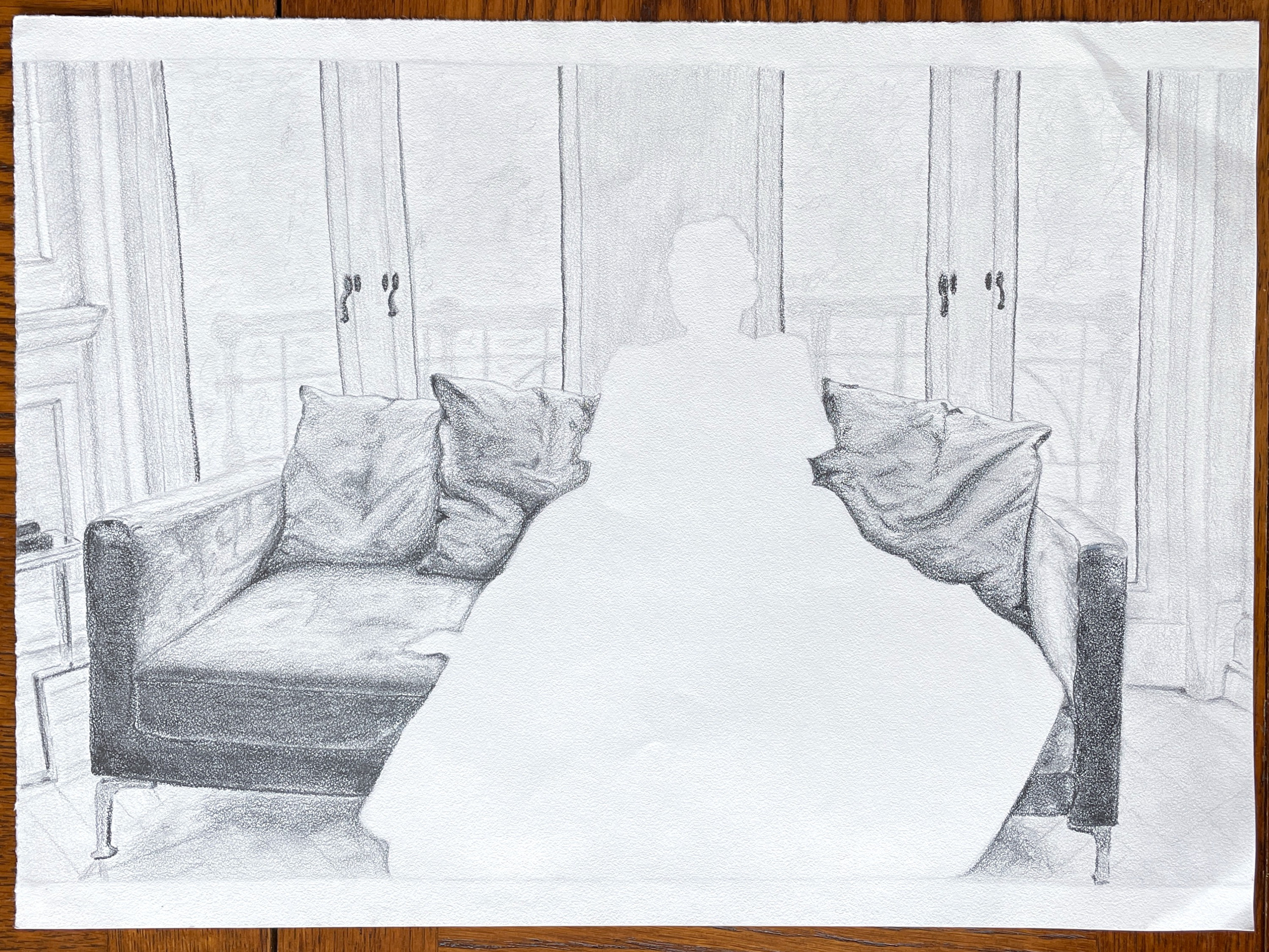 negative space shading study | Sherry Guo