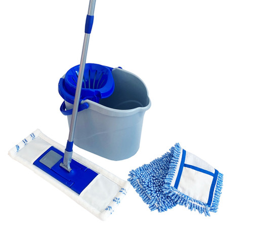 MICROFIBER MOP WITH TELESCOPIC HANDLE | INTERCLEAN