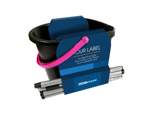 SET: BUCKET, MOP AND MULTI-PIECE STICK | INTERCLEAN