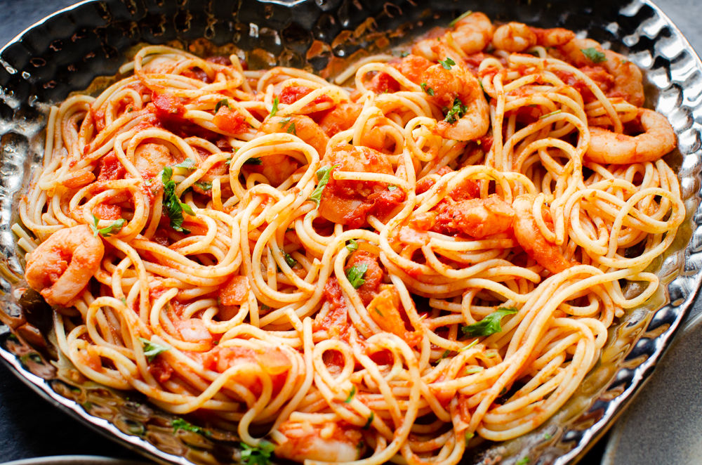 King Prawn Spaghetti