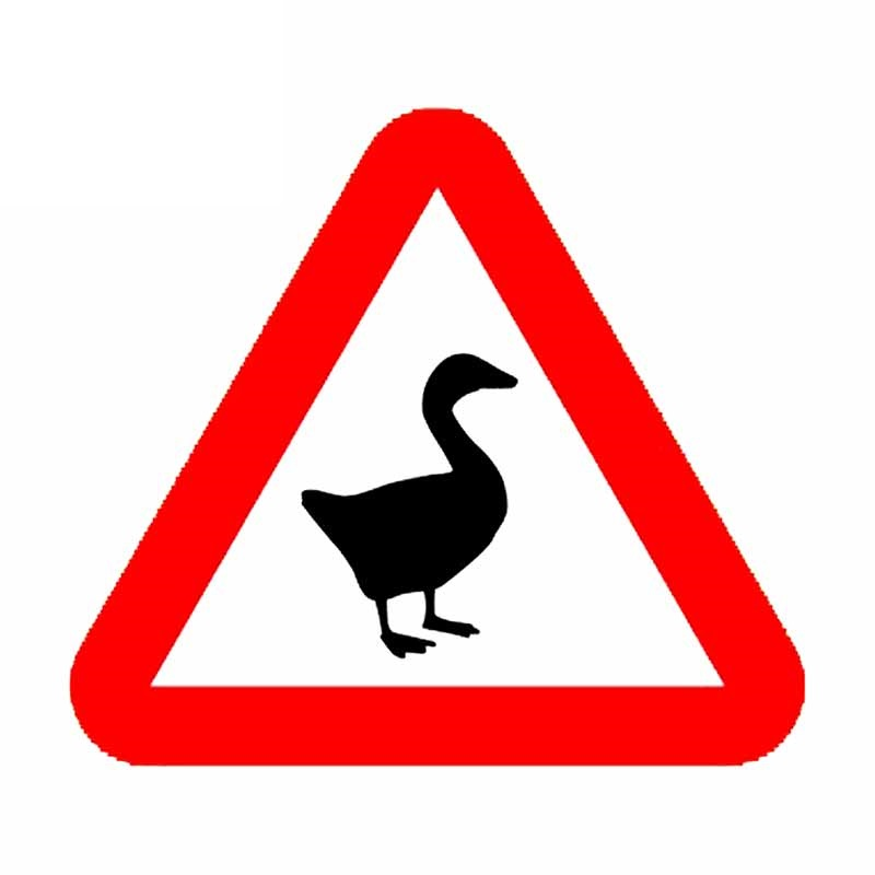 Boutique de Sticker Warning Red Duck | la CoinCaillerie | Magasin de ...