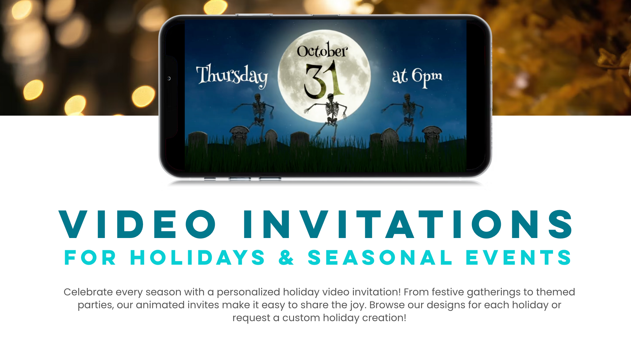 Holiday Video Invitations – Animated Digital Invites for Every Celebration
