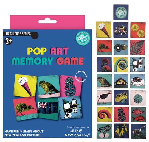 Curious Kiwi - Pop Art Memory Game | Oyayi Filipino Books