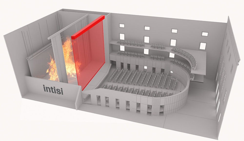 Invisible Fire Partitions