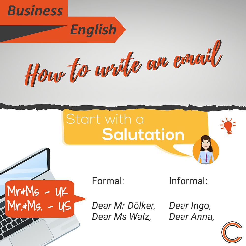 Business English: How to write an email