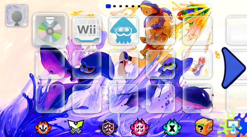 Blue Splatoon Theme | Theme Cafe