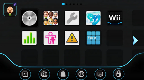 Wii Theme - Dark | Theme Cafe