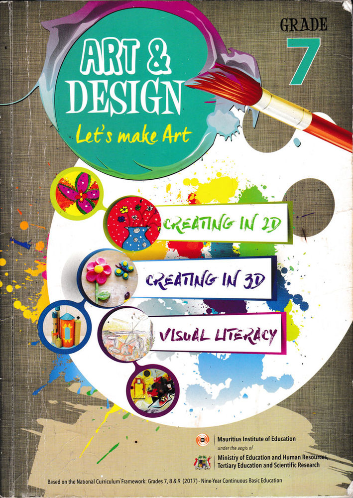 My art in school books