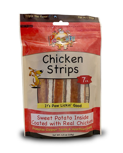 Poochie- Chicken Strips - 7 CT | ktrgroupinc
