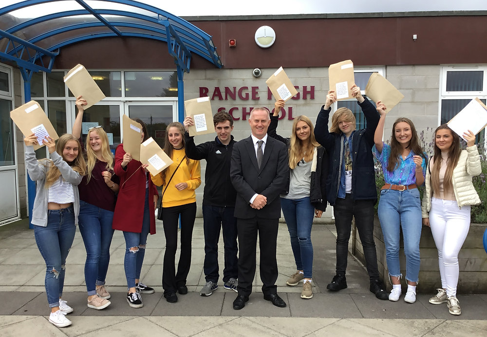 Range High School Pupils Celebrate GCSE Results