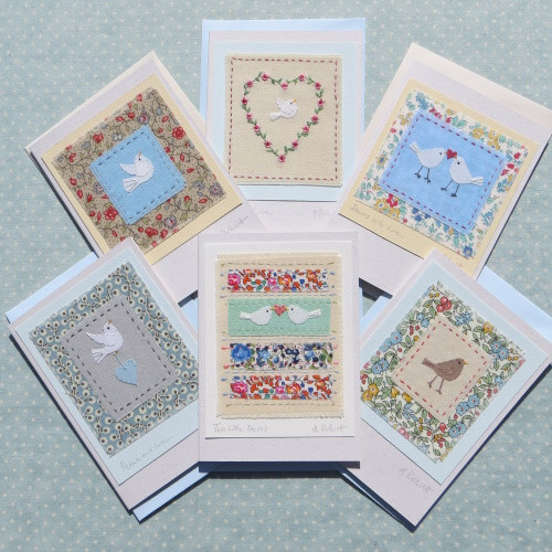 Six Card Little Bird Collection | H. D. Embroideries