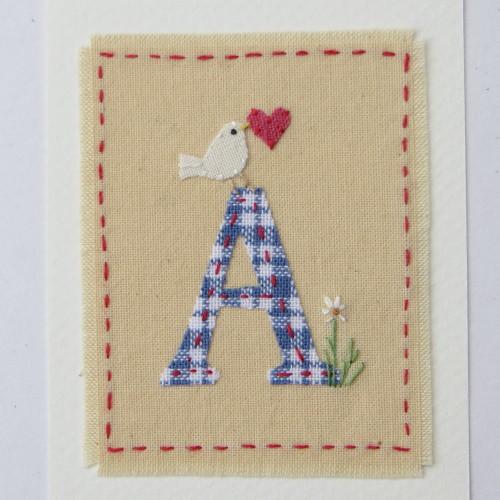 A Alphabet Card | H. D. Embroideries