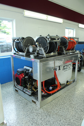 Soft Wash Stationary Skid Unit | Beco Equipment