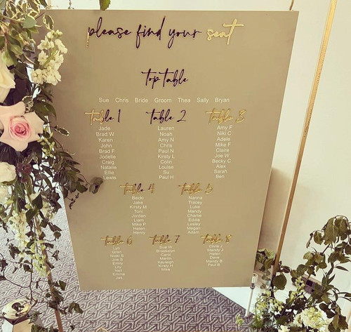 Seating Plan | CC Designs