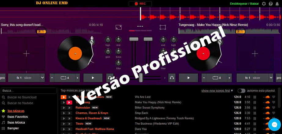 DJ ONLINE I AGORA VOCÊ É O DJ I E MUSIC DJS