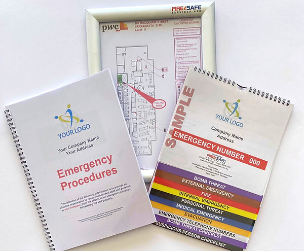 Emergency Response Procedures & Fire Safety Flip Charts Fire Safe ...