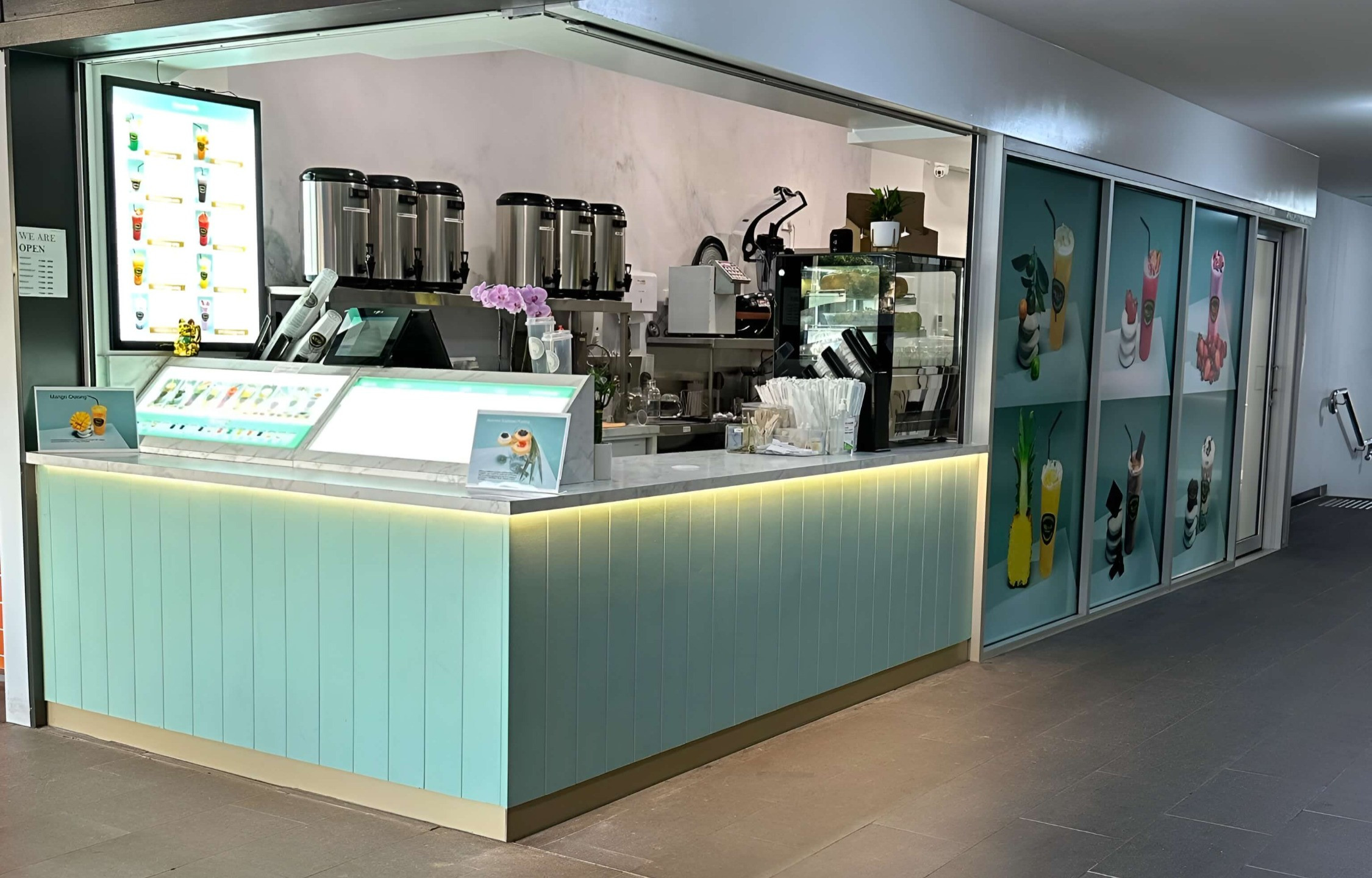 Bubble Tea Store Fitout Brisbane Shopfitting Brisbane