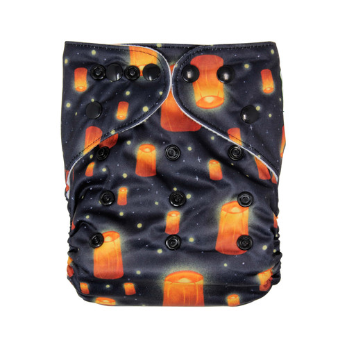 Greener Odyssey OS Pocket Diaper "Floating Lights" | greenerodyssey