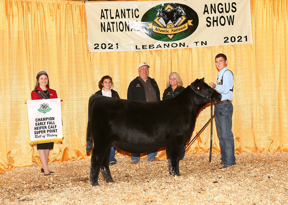 Champions Parade at 2021 Atlantic National Super Point ROV Angus Show