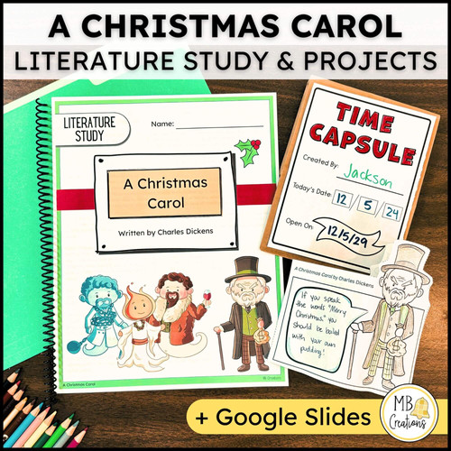 A Christmas Carol by Charles Dickens Activities and Projects PDF ...