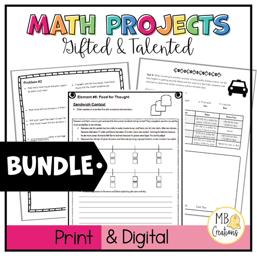 Math Projects | MB Creations