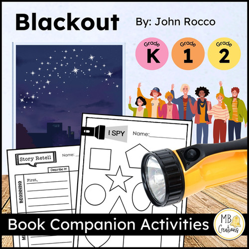 Blackout Book (John Rocco) Activities | MB Creations