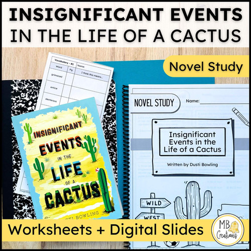 Insignificant Events in the Life of a Cactus Book Study Questions Novel ...