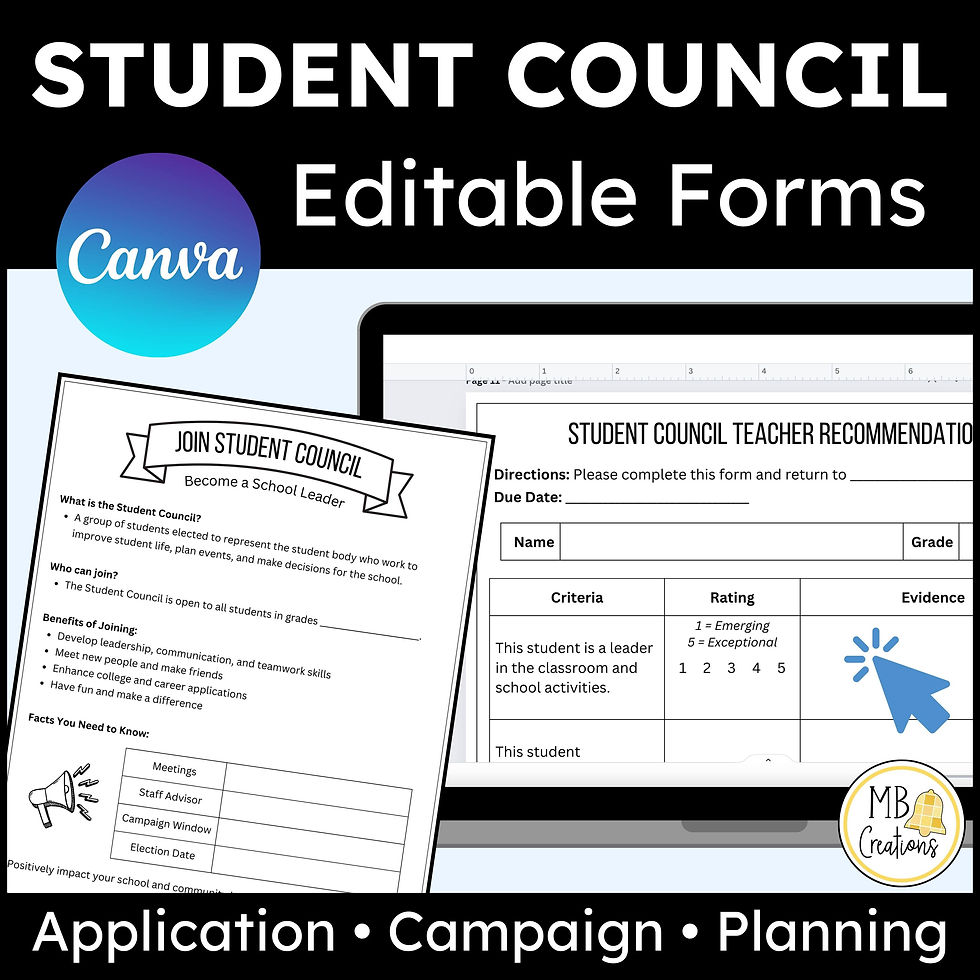 Editable Student Council Application Posters Election Voting editable-student-council-application-posters-election-voting