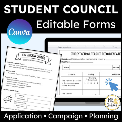 Editable Student Council Application, Posters, Election Voting ...