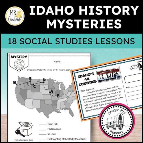 4th Grade Idaho History - State Social Studies BUNDLE - Full Year of ...
