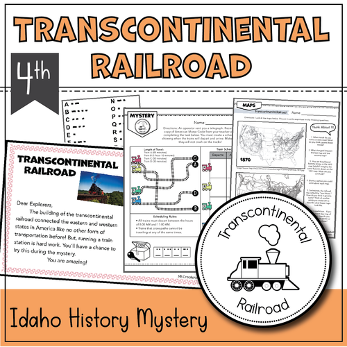 Transcontinental Railroad United States Westward Expansion Idaho - 4th ...