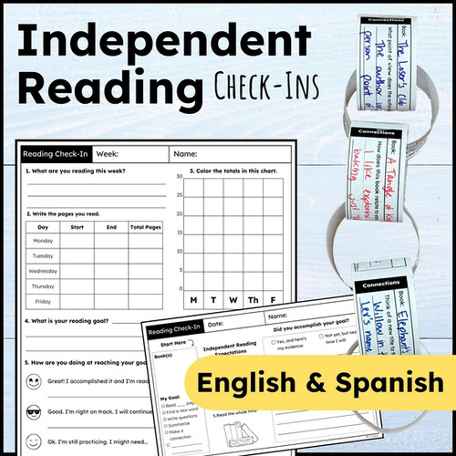 Independent Reading Check-Ins / Reading Workshop / Reading Goals & Log ...