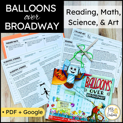 Balloons Over Broadway Book Before Activities Thanksgiving 3rd, 4th ...