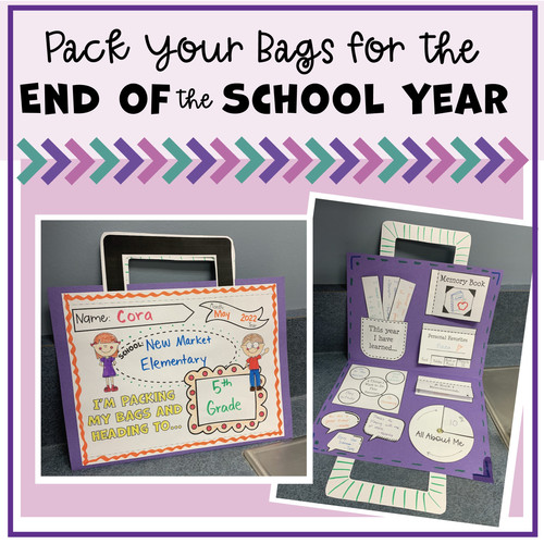 End of School Year Memory Suitcase Activity | MB Creations