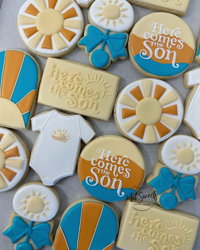Here Comes the Son-2 Dozen | natsweets-cookies