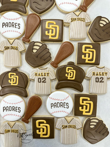 Baseball Team cookies | natsweets-cookies