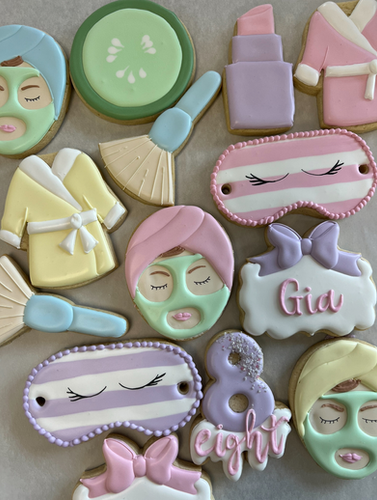 Spa Cookies- 2 Dozen | natsweets-cookies