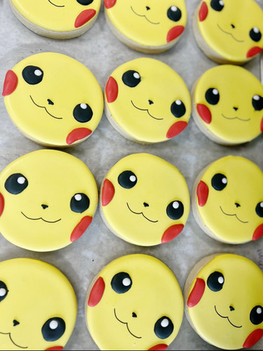 Pikachu Cookies | natsweets-cookies