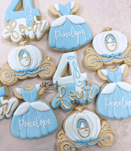 Cinderella- 2 Dozen | natsweets-cookies