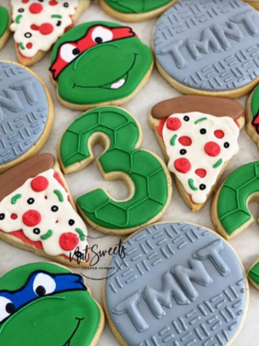 TMNT- 2 Dozen | natsweets-cookies