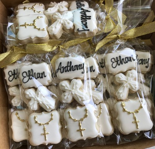First Communion Mini Packs - 12 bags | natsweets-cookies