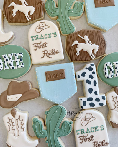 First Rodeo- 2 Dozen | natsweets-cookies