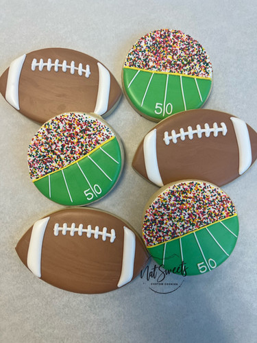 Football Cookies | natsweets-cookies