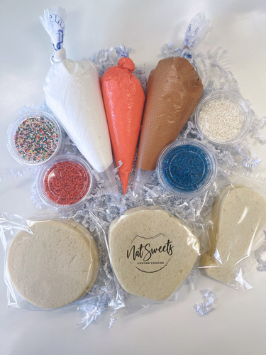 Baseball Cookie kit | natsweets-cookies