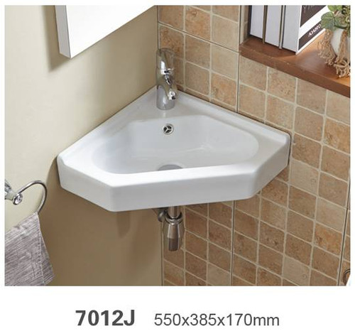 Wall Hung or Above Counter Corner Basin | tersunts