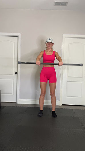 Front Raise with Bar | MMFITNESS